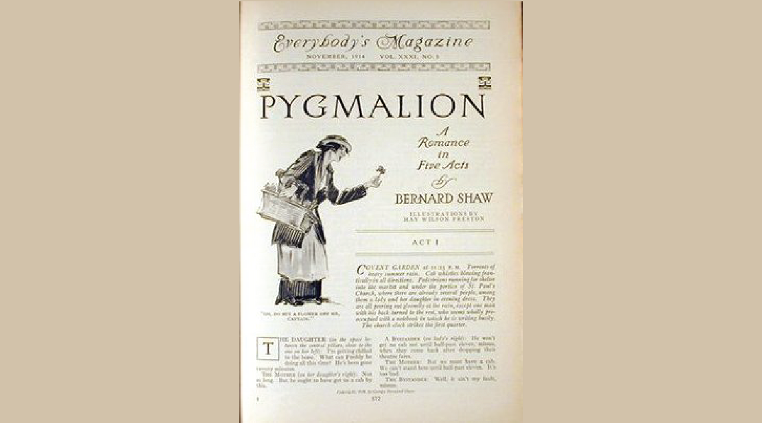 Resumen de Pigmalión de George Bernard Shaw – Rosetta Edu